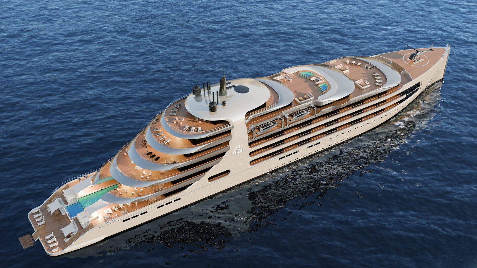 Maybach Ocean Club unveils 155m "members club" yacht Beyond Horizons